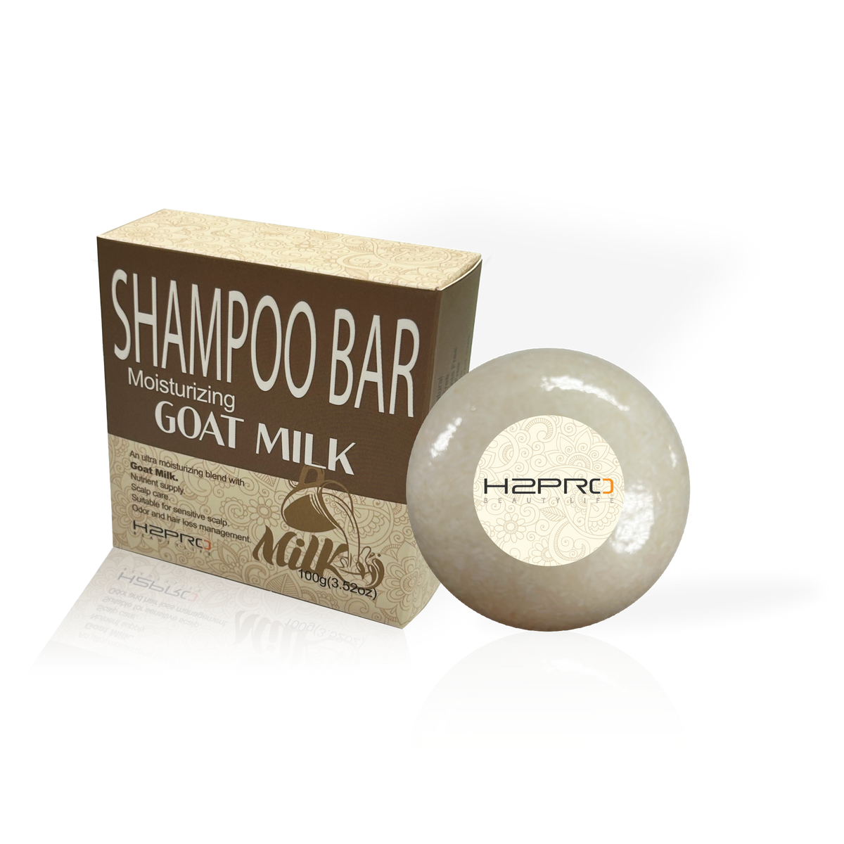 H2PRO SHAMPOO BAR MOISTURIZING GOAT MILK (3.52 oz / 100 g) - SBG-2303 ...